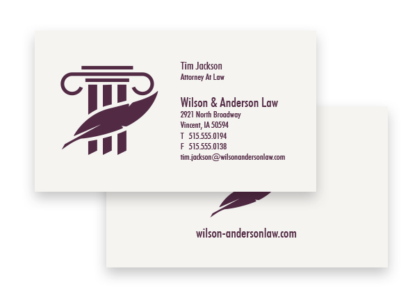 DrawingBoard - 1 Custom Color Premium Business Cards - Flat Print, 2-Sided