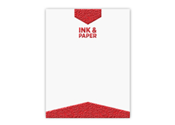 DrawingBoard - One Standard Spot Color Letterhead - Raised Print