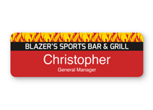 DrawingBoard - Full Color Name Badge - 1" x 3"