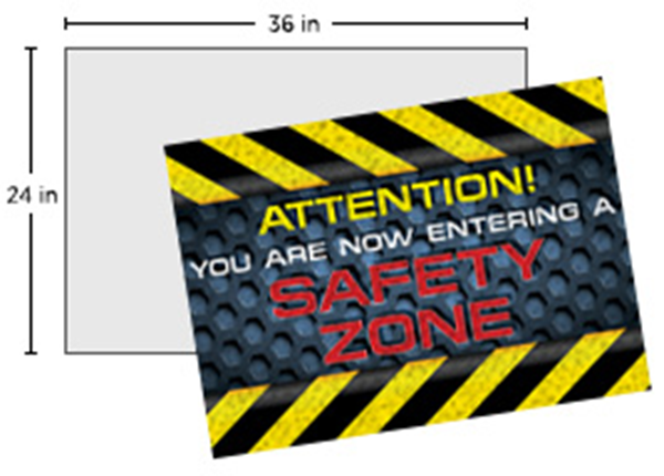 DrawingBoard - Full Color Repositionable Floor Decal 24" X 36"