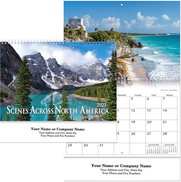 DrawingBoard - SCENES ACROSS AMERICA WALL CALENDAR SPIRAL