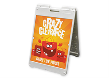 DrawingBoard - A-Frame Board with Corrugated Signs