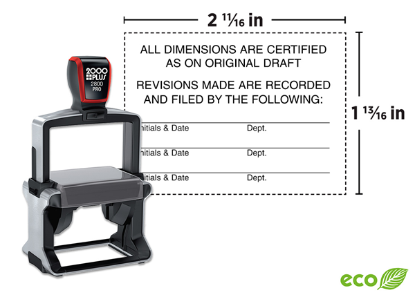 DrawingBoard - 2000 Plus® Pro 2800 Heavy Duty Self-Inking Stamp