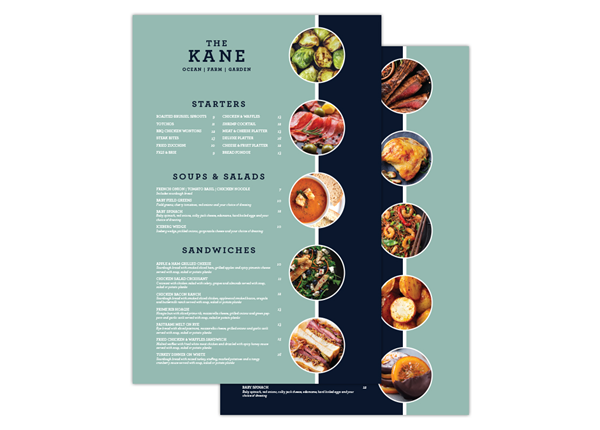 DrawingBoard - Custom Sheet Menu, Durable and Disposable Restaurant ...