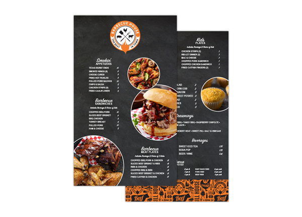 DrawingBoard - Custom Sheet Menu, Durable and Disposable Restaurant Menus, 8.5 x 14