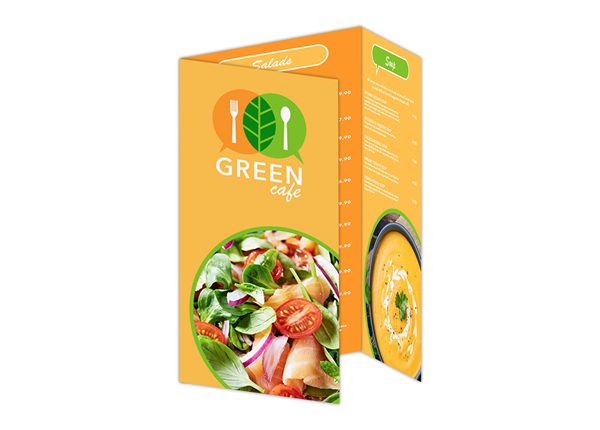 DrawingBoard - Custom Tri-Fold Menu, Durable and Disposable Restaurant ...