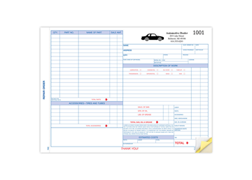 DrawingBoard - 4" X 6-1/2" Carbonless Continuous Register Form, 3 Part