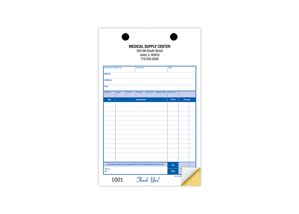 DrawingBoard - 5-1/2" X 8-1/2" Carbonless Continuous Register Form, 2 Part