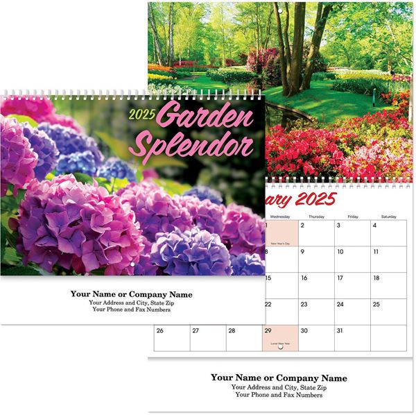 DrawingBoard - Garden Splendor Wall Calendar || Custom Calendars and ...