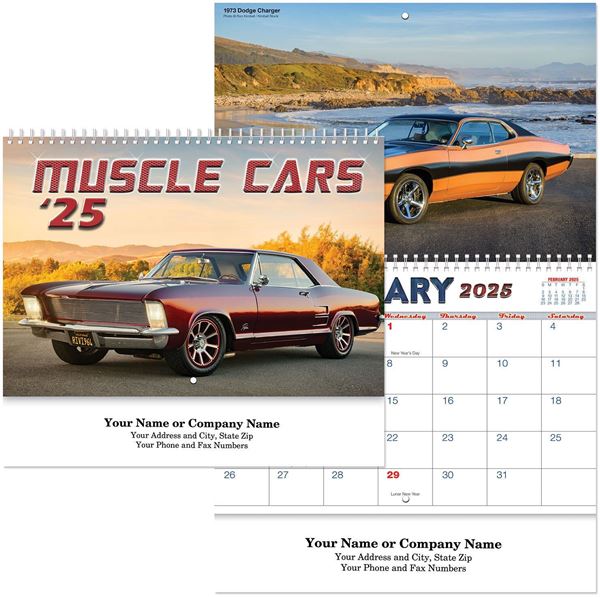 DrawingBoard - Muscle Cars Wall Calendar || Custom Calendars and ...