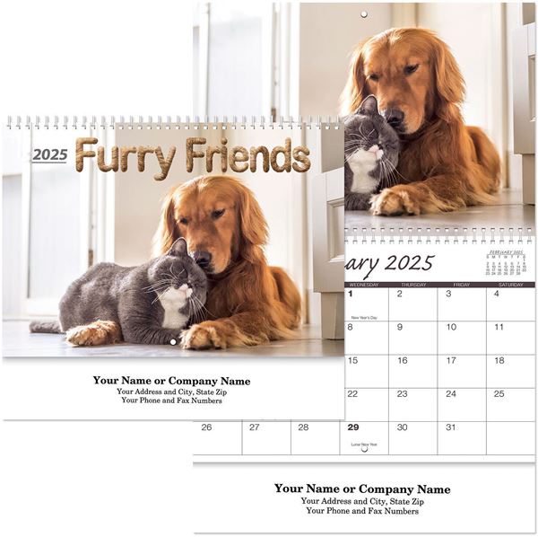 DrawingBoard - Furry Friends Wall Calendar || Custom Calendars and ...