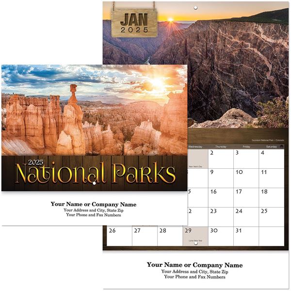 DrawingBoard - National Parks Wall Calendar || Custom Calendars and ...