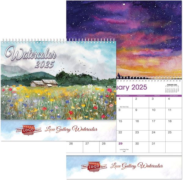 DrawingBoard - Watercolor Wall Calendar || Custom Calendars and ...